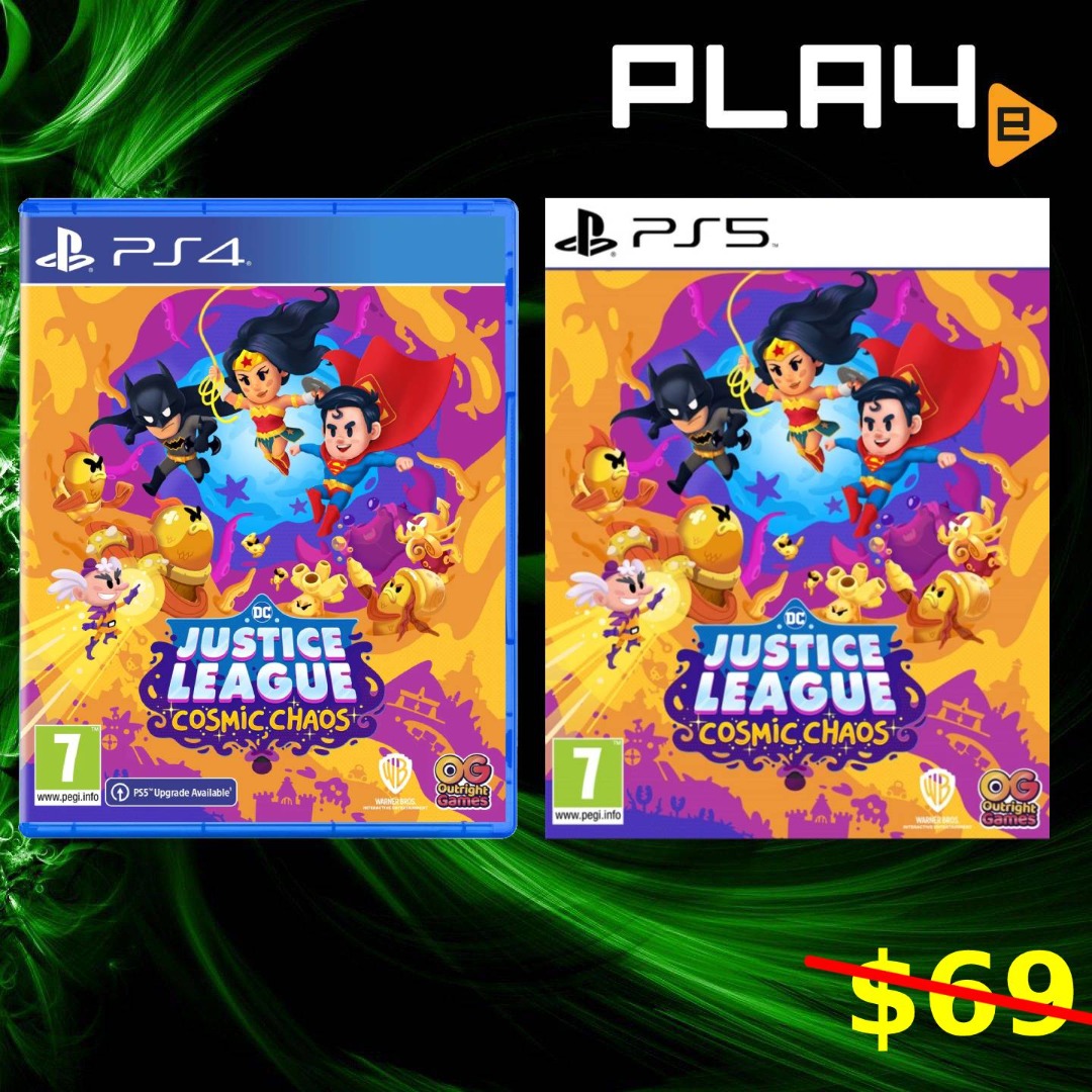 DC Justice League: Cosmic Chaos Brand New (PS4/PS5/Nintendo Switch ...