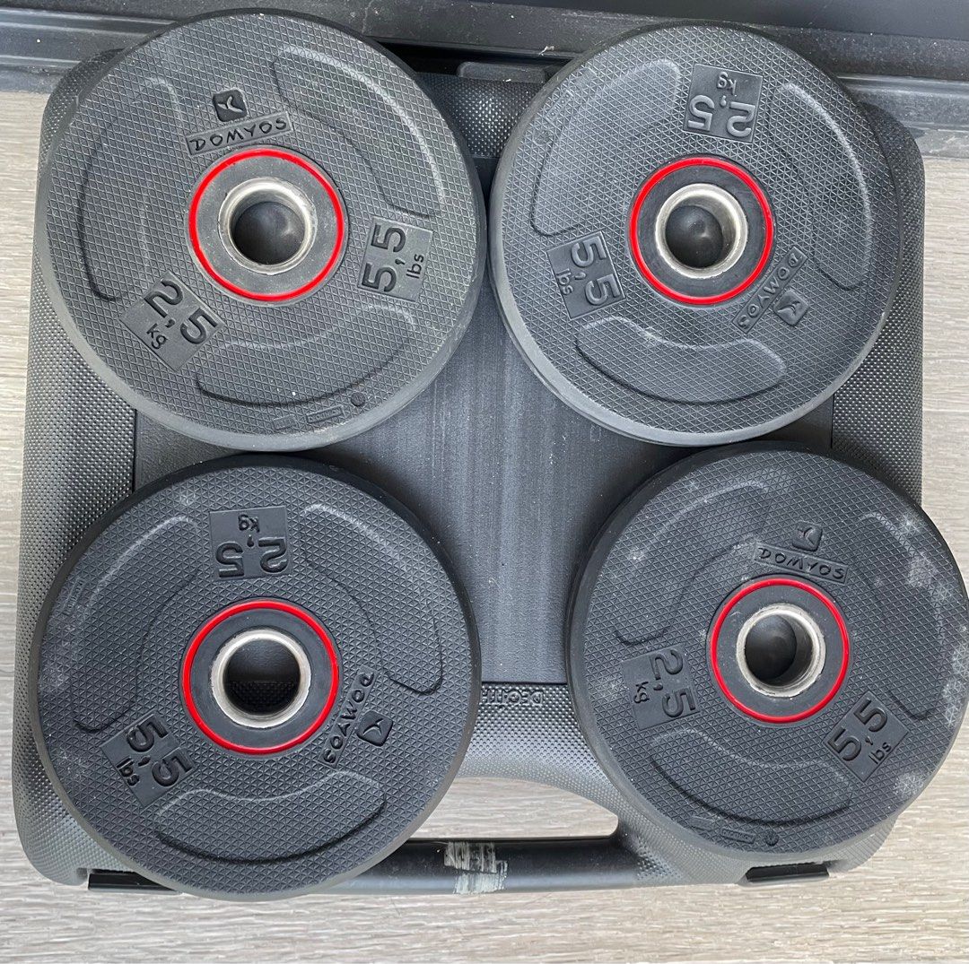 Decathlon Portable Weights & Dumbbell 20kg Kit, Sports Equipment ...