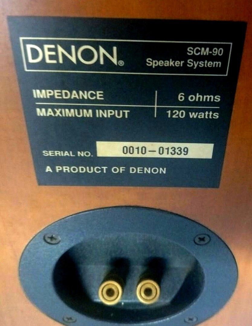 Denon SCM 90 SPEAKERS, Audio, Soundbars, Speakers & Amplifiers on Carousell