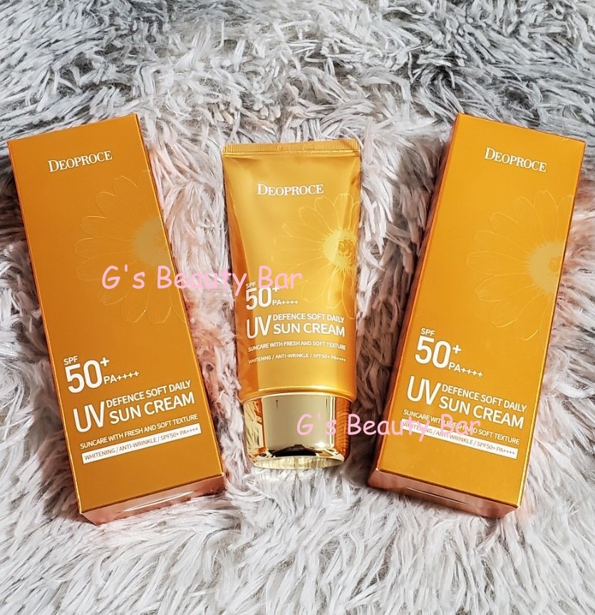 Deoproce UV Defence Soft Daily Sun Cream SPF50+ PA++++ 70g - Authentic ...