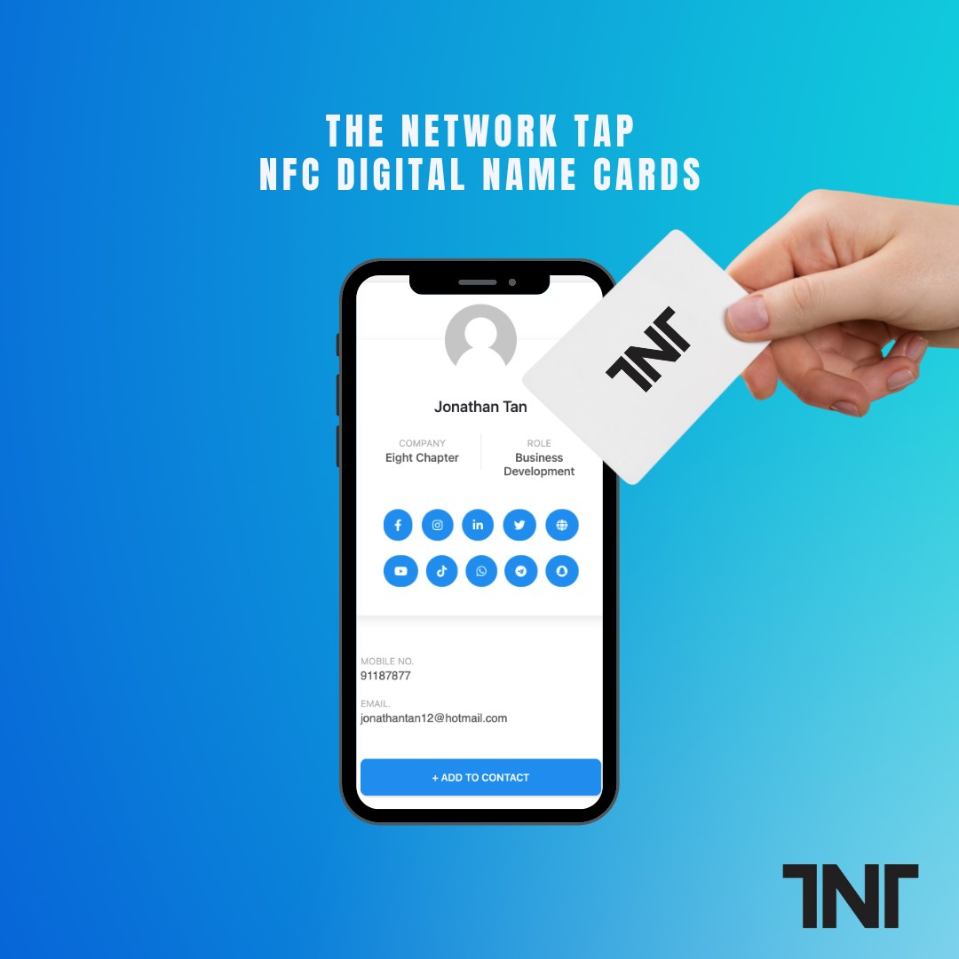 Digital Name Business Card Smart NFC - The Network Tap, Mobile Phones ...