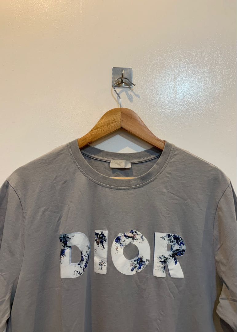 DIOR BIG SCRIPT, Men's Fashion, Tops & Sets, Tshirts & Polo Shirts on ...