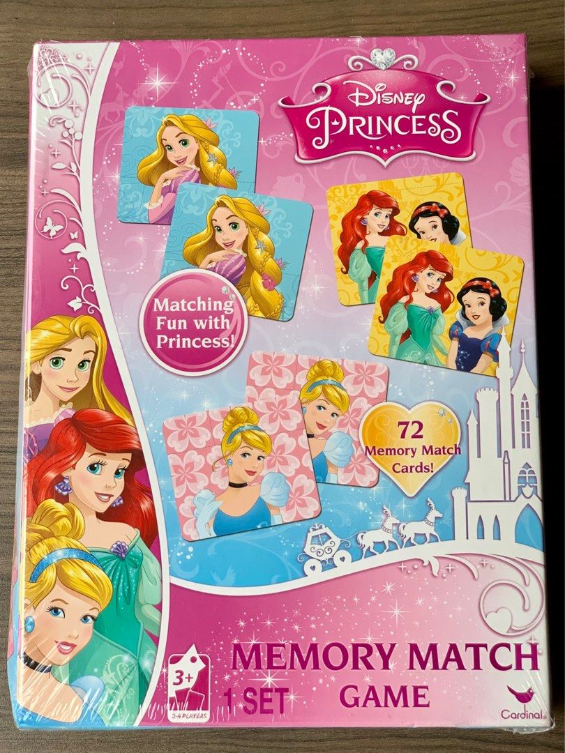 Disney Princess Memory Match Game on Carousell