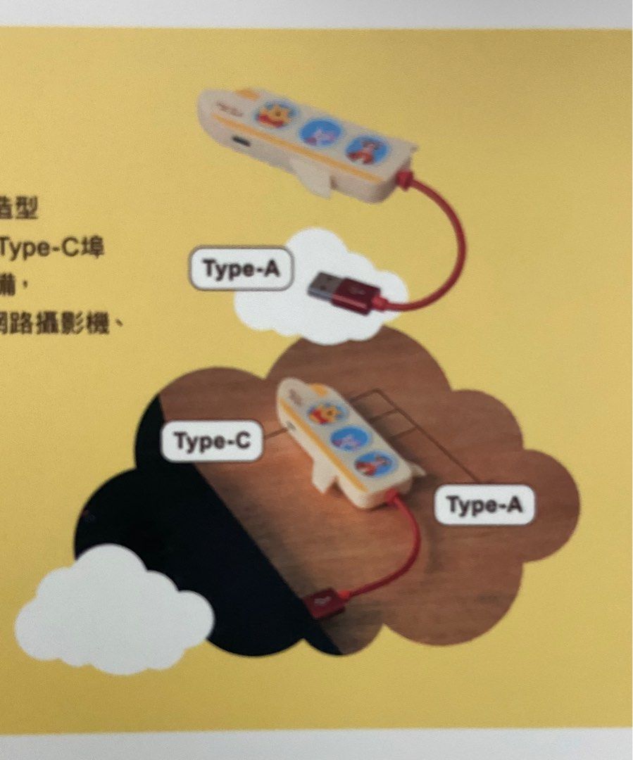 Disney Winnie The Pooh Flying Usb Hub Computers And Tech Parts