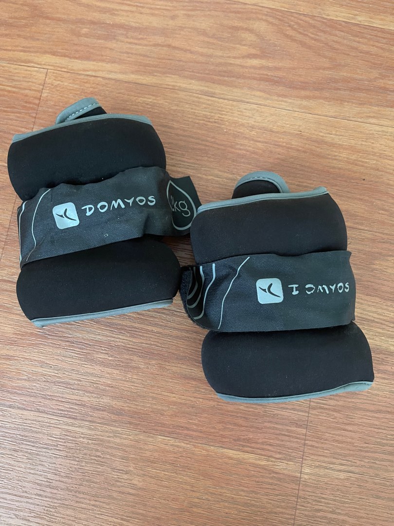Domyos 2kg Ankle Weights, Sports Equipment, Exercise & Fitness, Weights ...