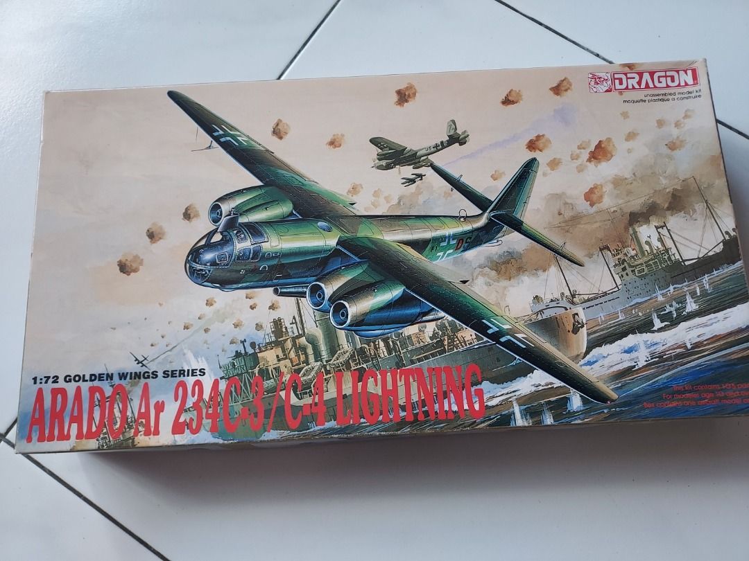 Dragon 1/72 Ar 234 C-3/C-4, Hobbies & Toys, Toys & Games on Carousell