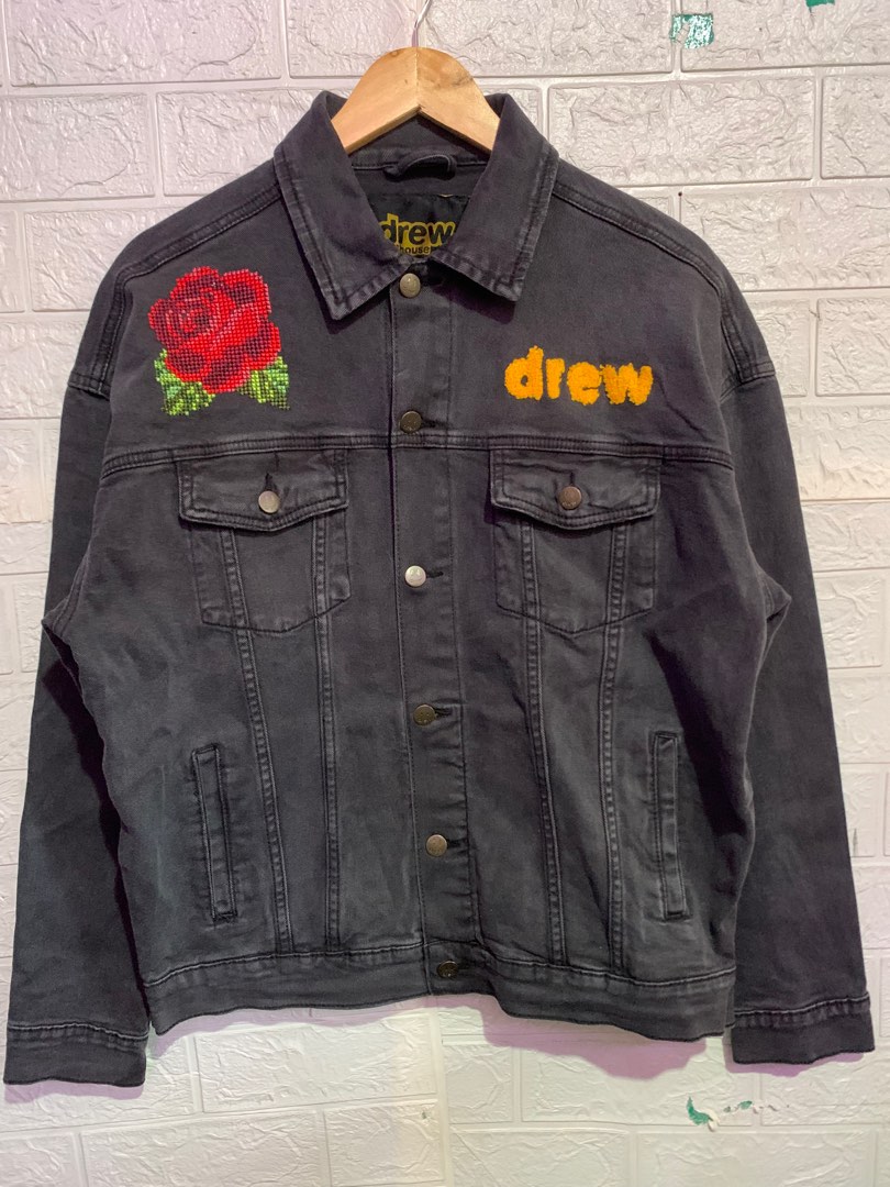 DREW DENIM JACKET, Men's Fashion, Coats, Jackets and Outerwear on Carousell