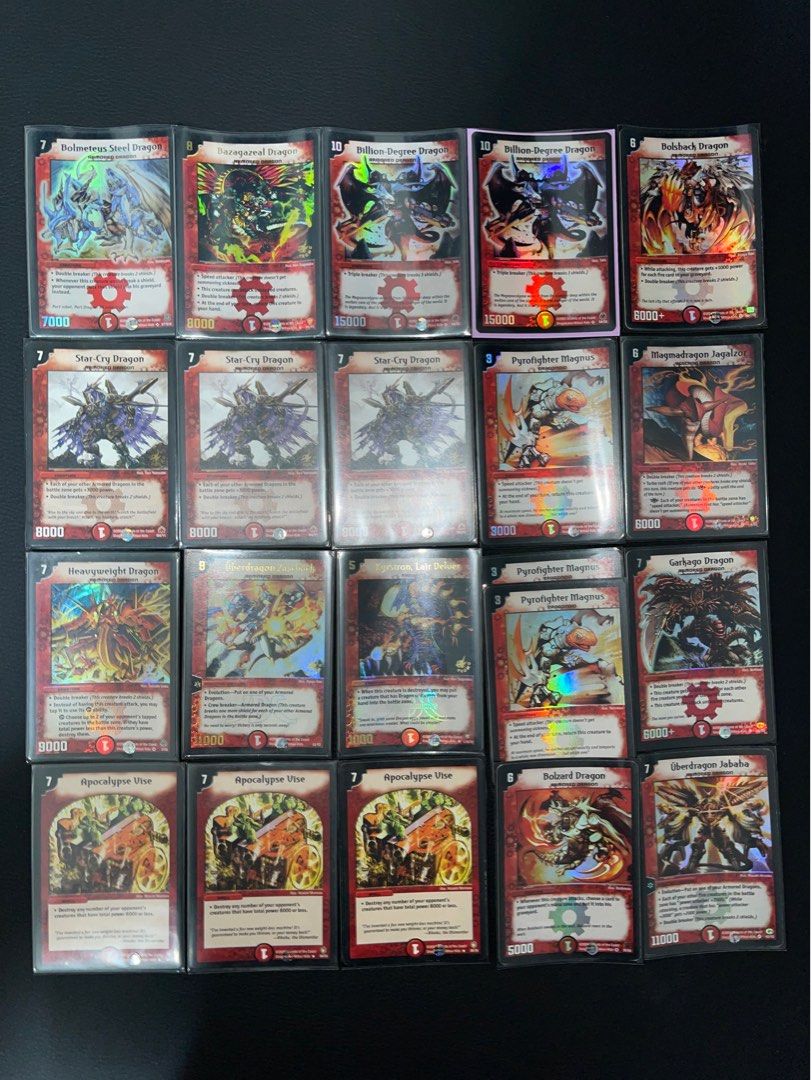duel masters fire and dark cards, Hobbies & Toys, Toys & Games on Carousell