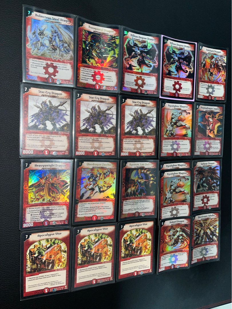 duel masters fire and dark cards, Hobbies & Toys, Toys & Games on Carousell