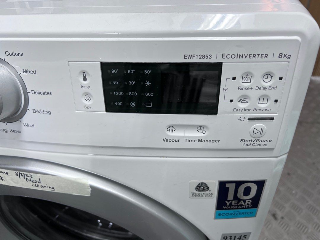 ELECTROLUX 8KG Front-Loader Washing Machine EWF12853-1 (93145), TV ...