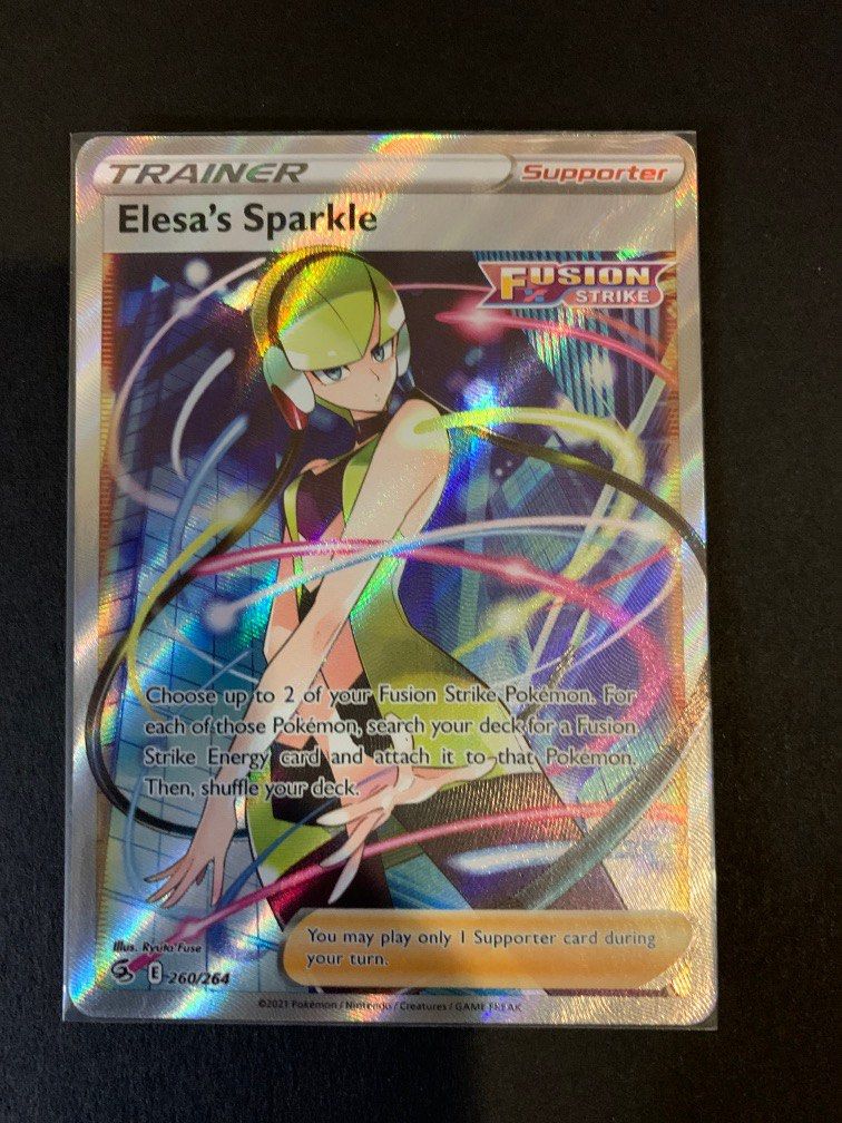 Elesa sparkle full art, Hobbies & Toys, Toys & Games on Carousell