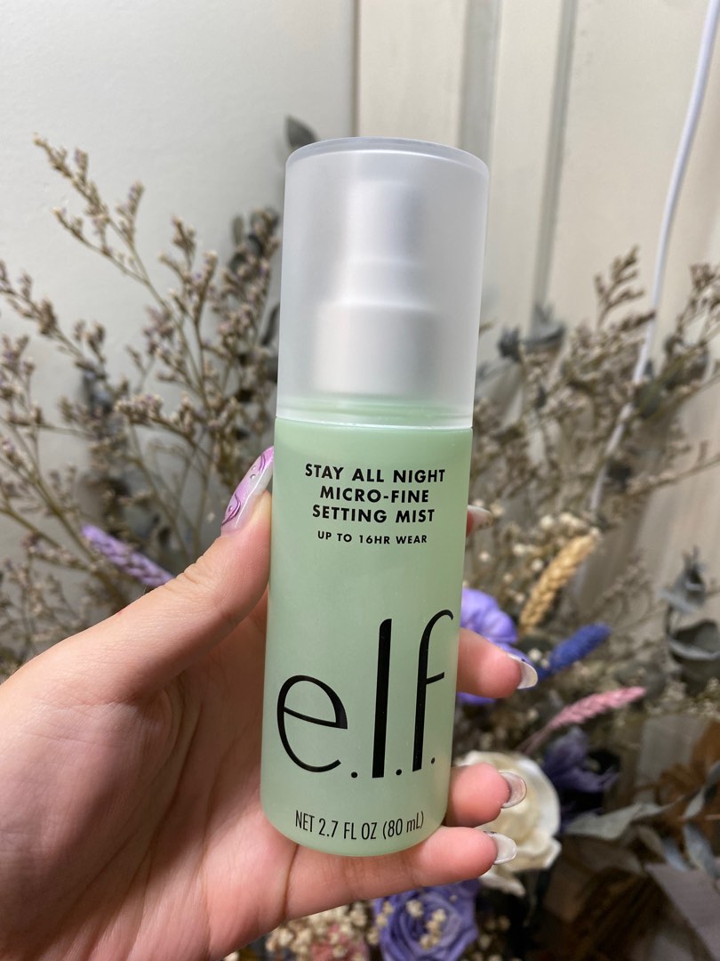 ELF Stay All Night Micro Fine Setting Mist Spray Mist (80ml), Beauty ...