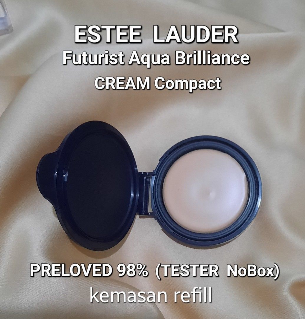ESTEE LAUDER Futurist Aqua Brilliance CREAM Compact (PRELOVED 98% ...