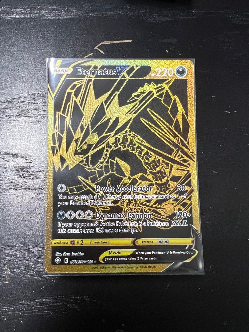 Eternatus V Gold, Hobbies & Toys, Toys & Games on Carousell
