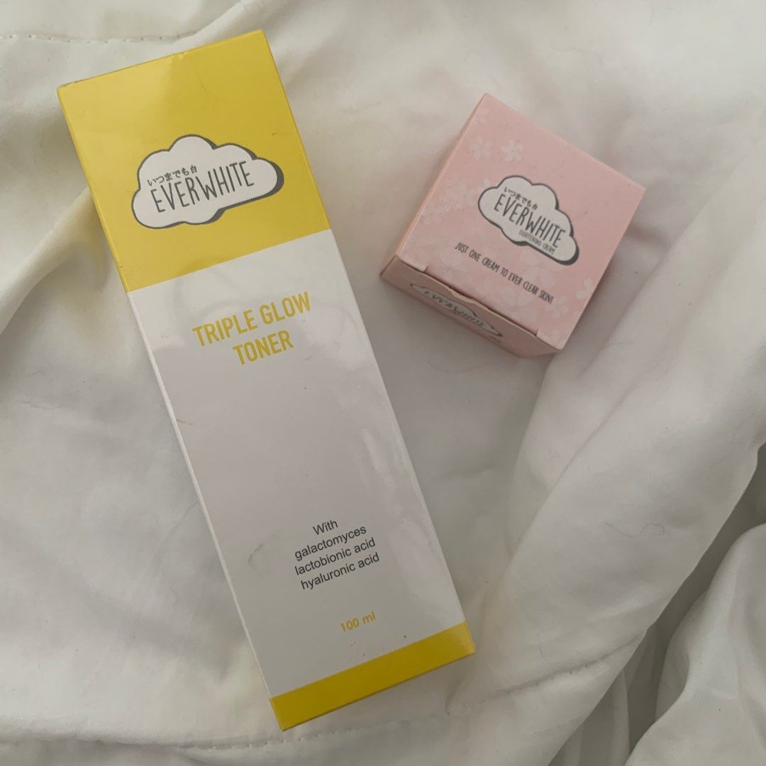 Everwhite lightening cream (niacinamide and sakura) and Everwhite ...