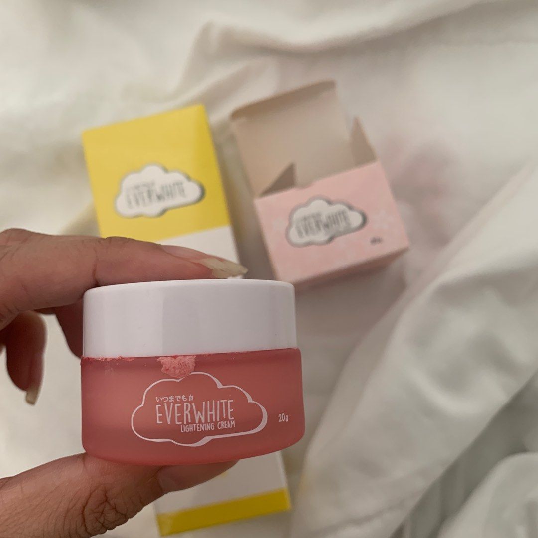 Everwhite lightening cream (niacinamide and sakura) and Everwhite ...