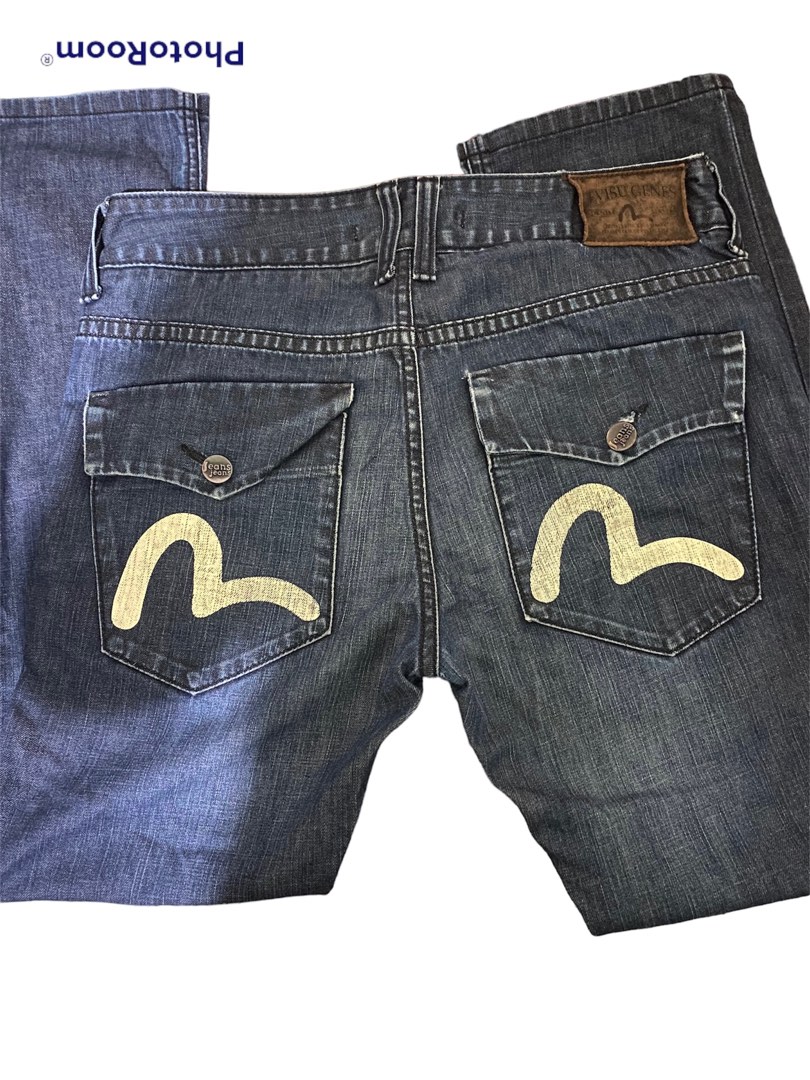 Evisu pants, Men's Fashion, Bottoms, Jeans on Carousell