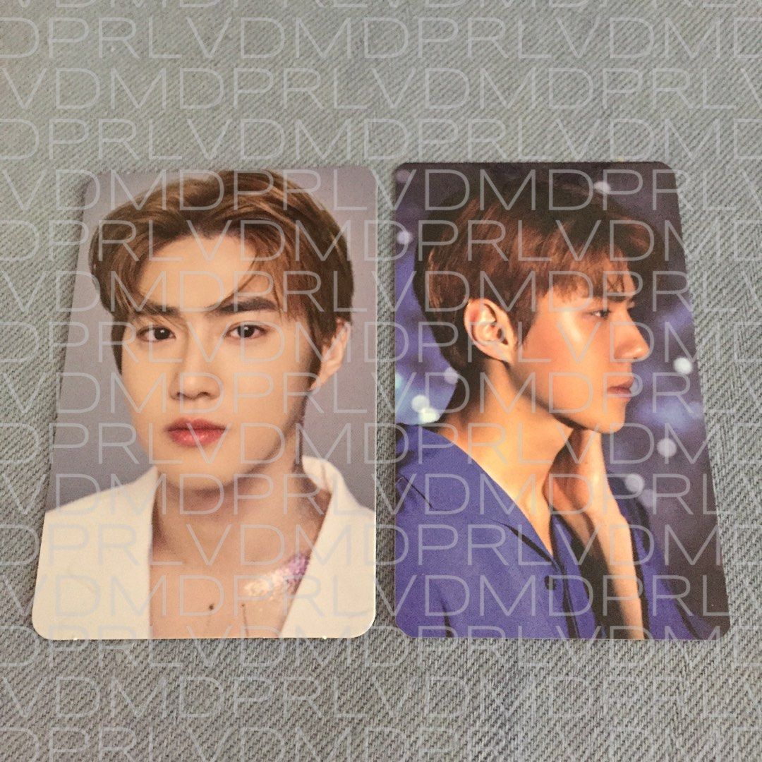 EXO PHOTOCARD SET SUHO SEHUN EXPLORATION FORTUNE CARD SEASON’S ...