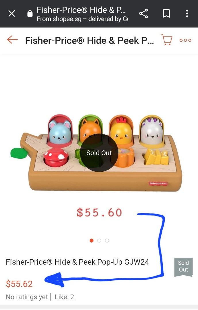 Fisher Price Pop up Toy (Forest Friends Hide& Peek) Cause and effect ...