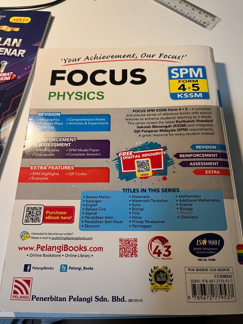 FOCUS PHYSICS FORM4 and FORM5 REFERENCE BOOK BUKU RUJUKAN FIZIK DLP ... FOCUS PHYSICS FORM4 and FORM5 REFERENCE BOOK BUKU RUJUKAN FIZIK DLP ...