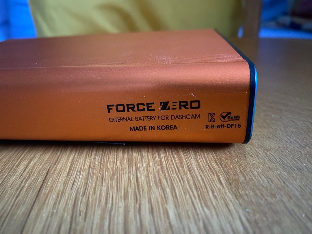 Force Zero backup battery for car camera (korea), Car Accessories ...