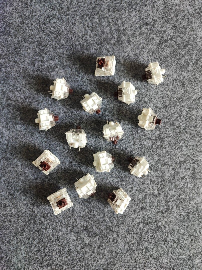 (FREE with purchase*) Royal Kludge RK Brown Light Tactile Switches for ...