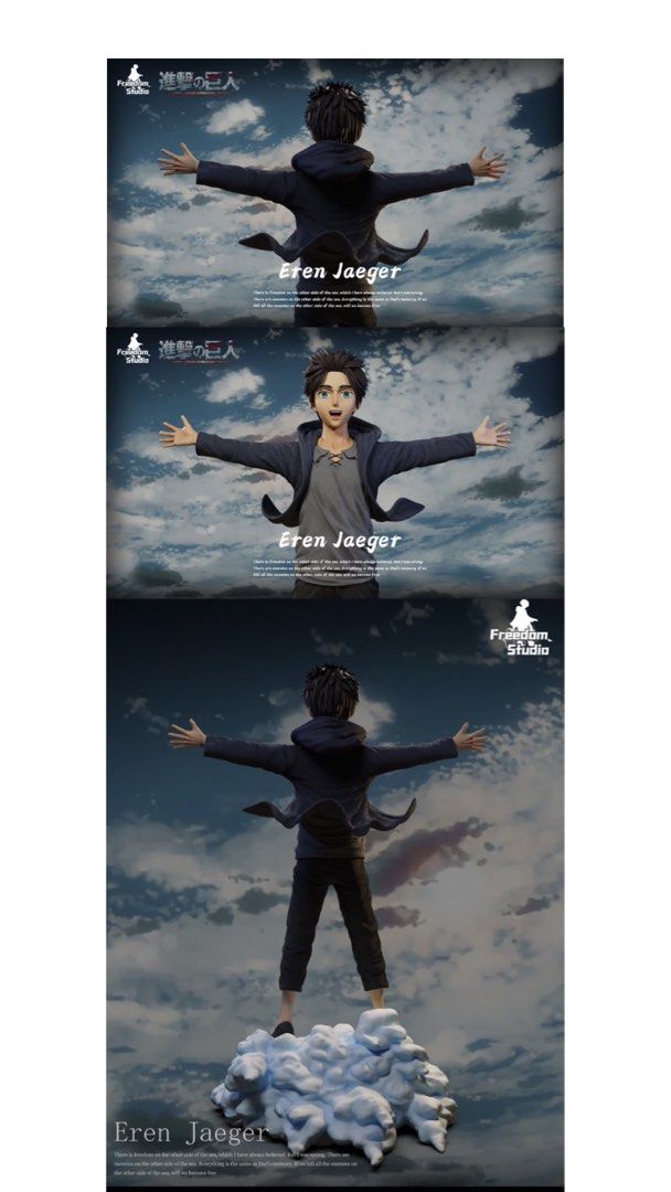 Freedom Studio - AOT Kid Series - Eren, Hobbies & Toys, Toys & Games on ...