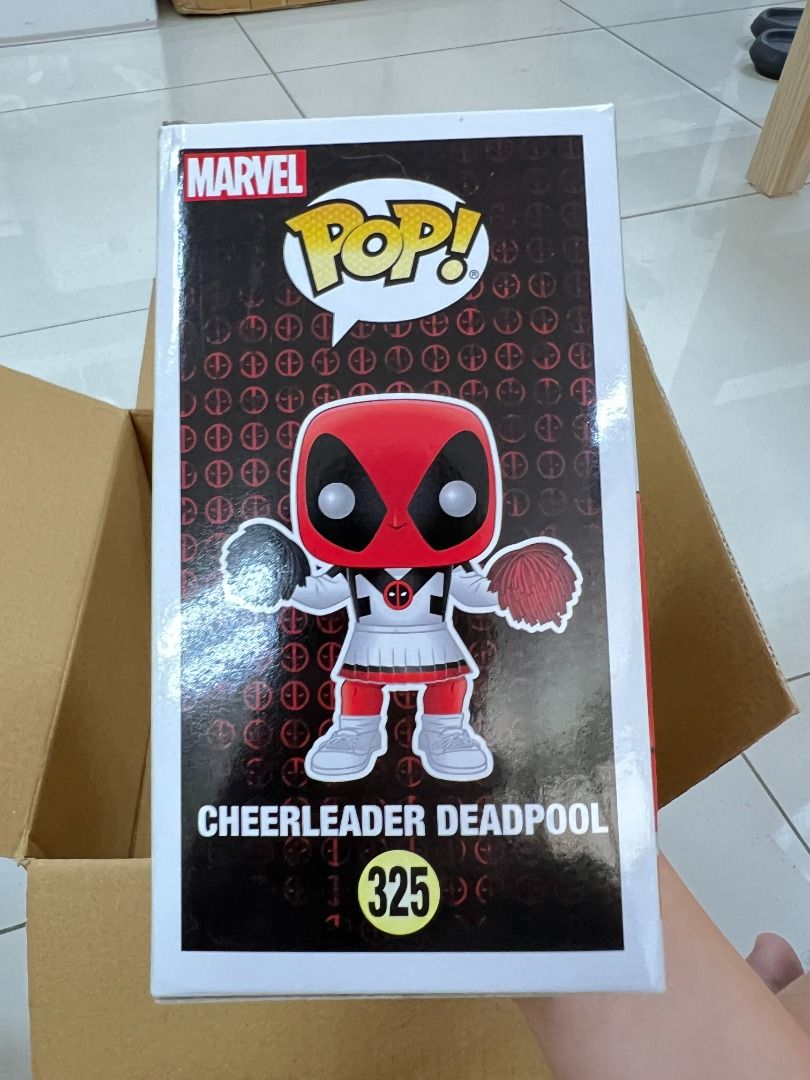 Funko Pop! Box Lunch Exclusive Cheerleader Deadpool #325, Hobbies ...