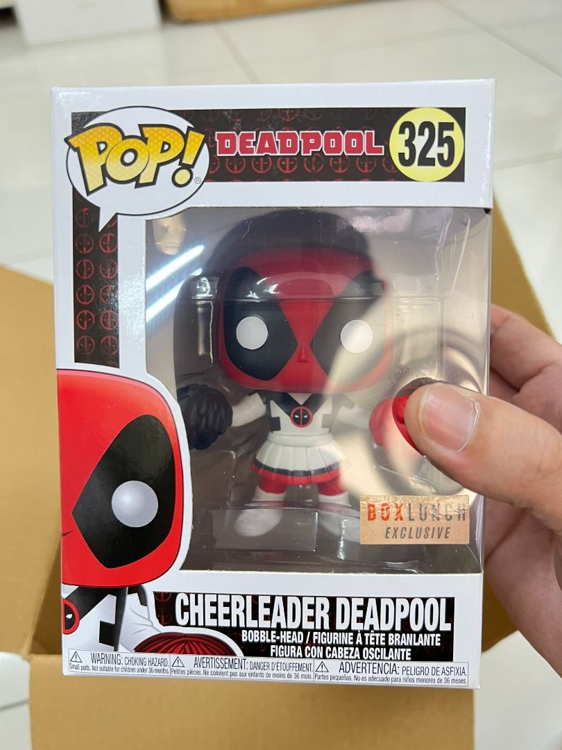 Funko Pop! Box Lunch Exclusive Cheerleader Deadpool #325, Hobbies ...