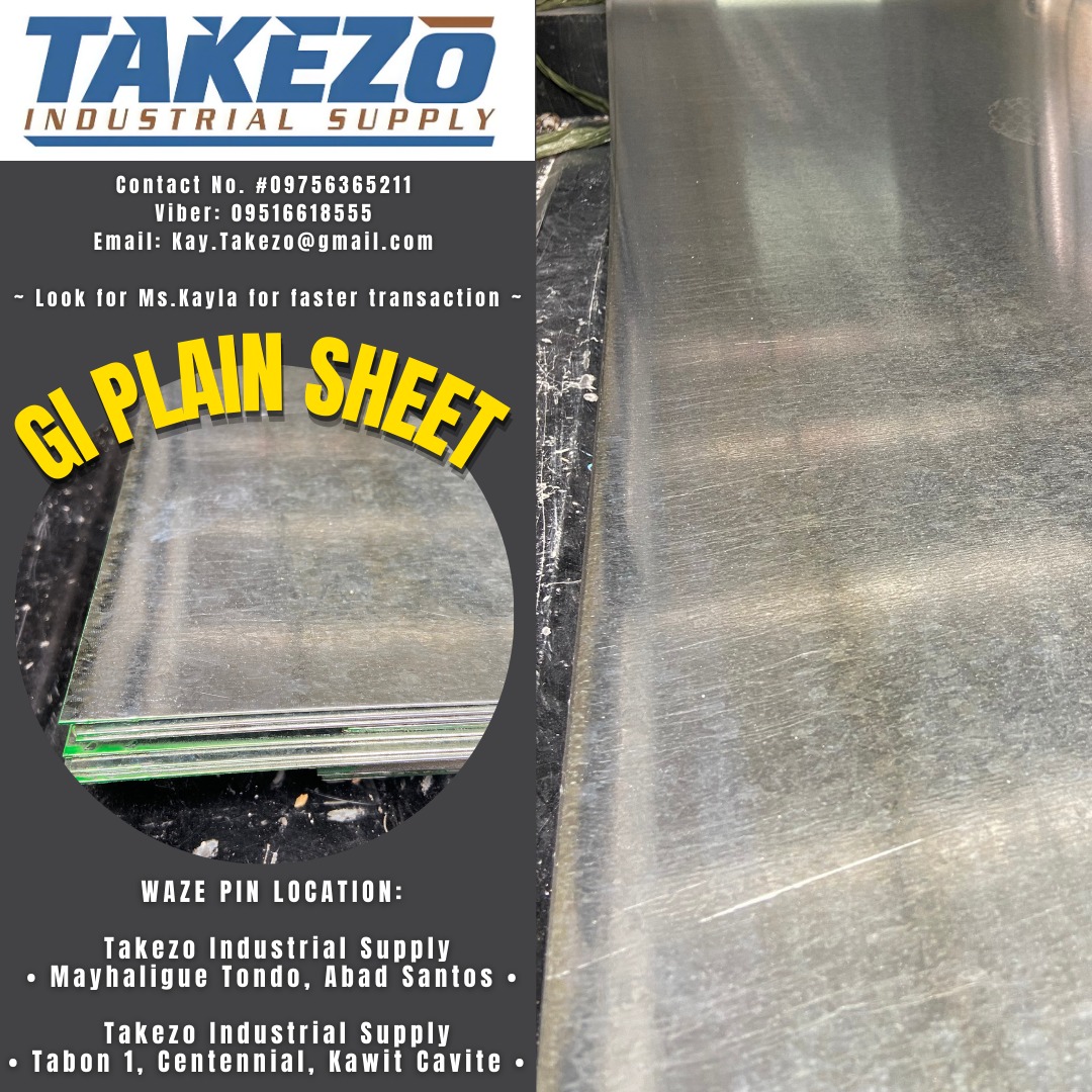 GI PLAIN SHEET, Commercial & Industrial, Construction & Building ...