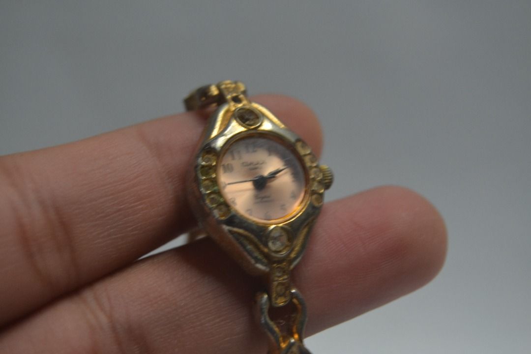 Gold Coated Vintage Mini Watch stylized designed women (read ...