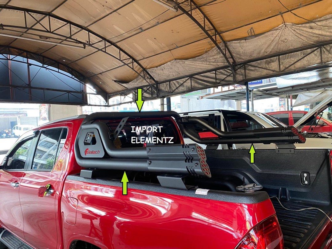 GOLIATH ZEPHYR ROLLBAR WITH BASKET (UNIVERSAL) Hilux Ranger Navara ...