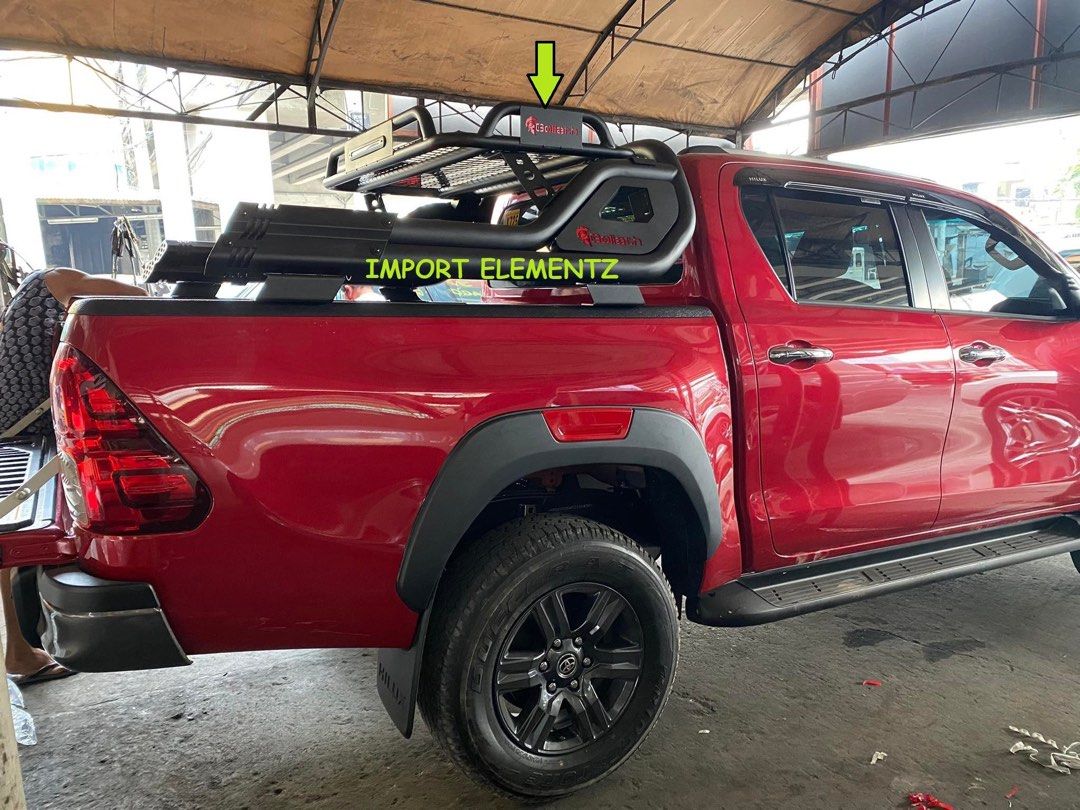 GOLIATH ZEPHYR ROLLBAR WITH BASKET (UNIVERSAL) Hilux Ranger Navara ...
