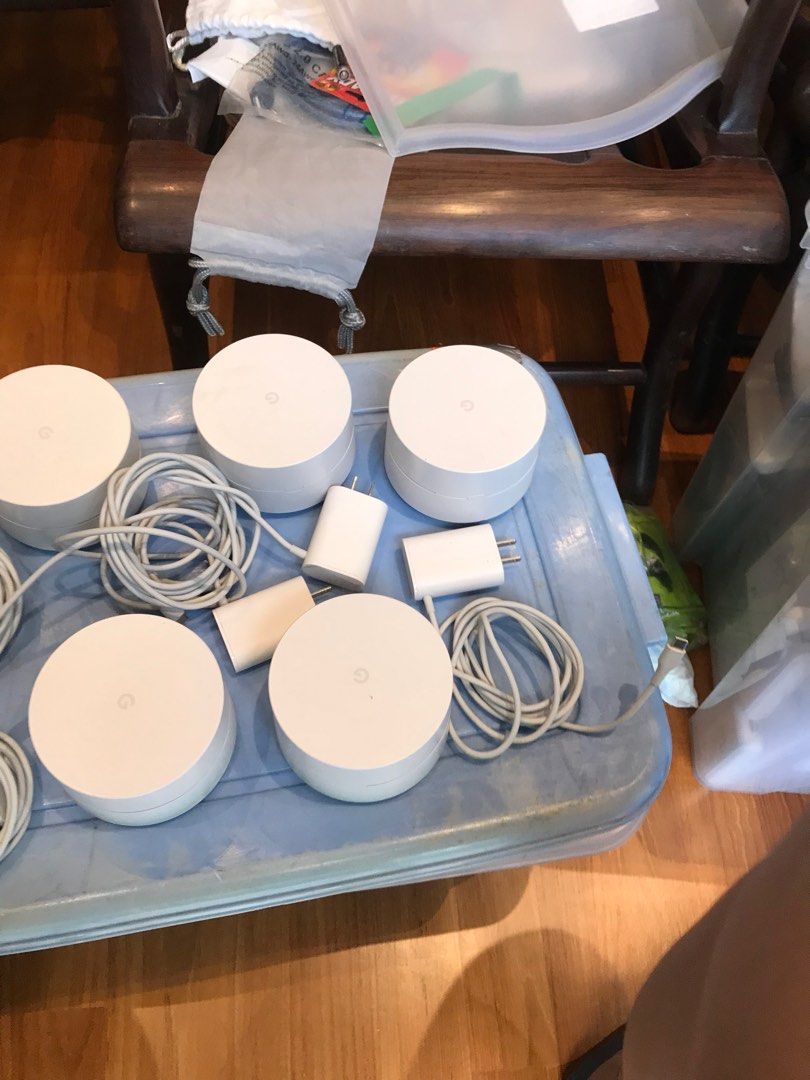 Google Wifi Mesh set of 5, Computers & Tech, Parts & Accessories ...