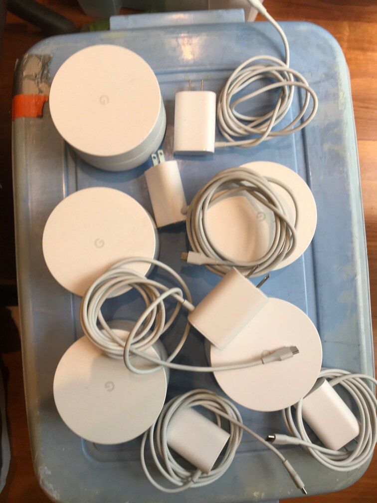 Google Wifi Mesh set of 5, Computers & Tech, Parts & Accessories ...