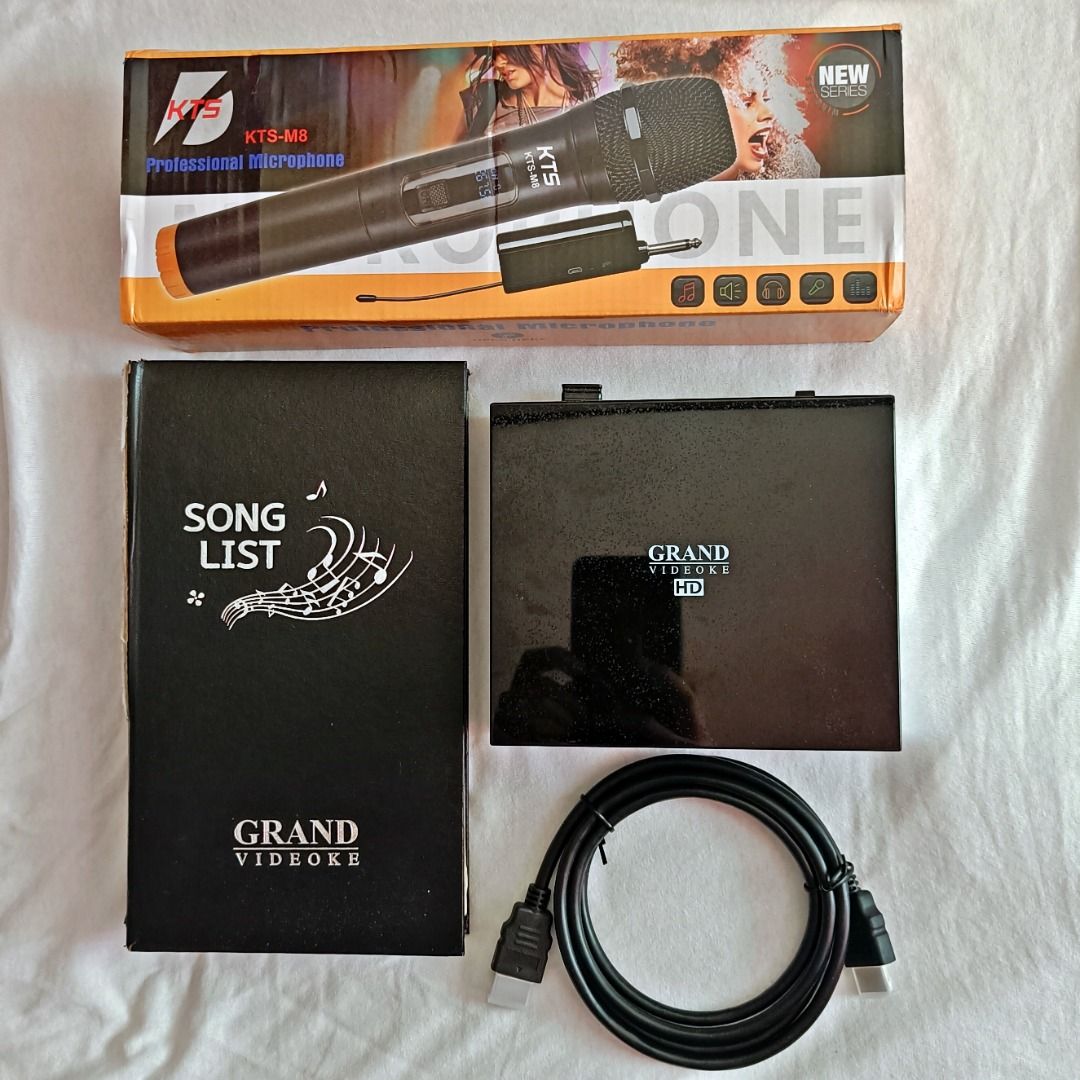 Grand Videoke Rhapsody 3 Pro Plus, TV & Home Appliances, TV ...