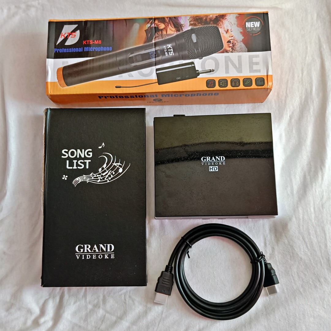 Grand Videoke Rhapsody 3 Pro Plus, TV & Home Appliances, TV ...