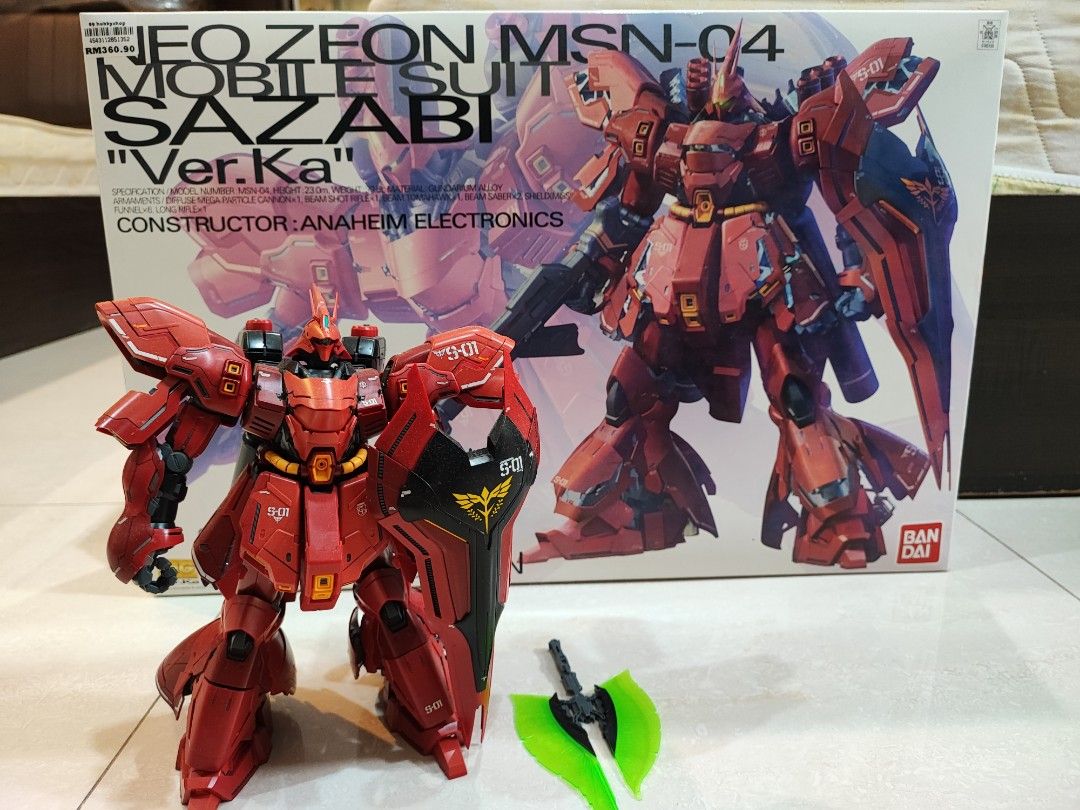 Gundam sazabi MG, Hobbies & Toys, Toys & Games on Carousell