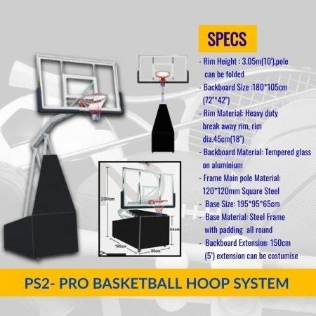 Heavy Duty Basketball Ring with Stand / Half court / whole court ...