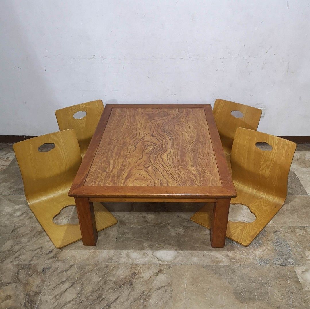 HIKARI tatami w/ low table, 5pcs set, Furniture & Home Living ...