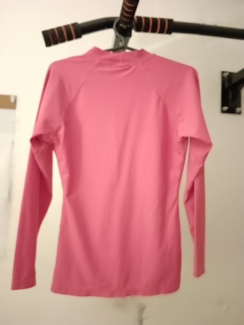Hot pink rash guard on Carousell