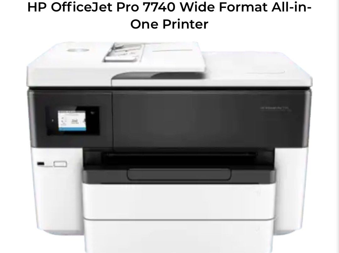HP OfficeJet Pro 7740 Printer, Computers & Tech, Printers, Scanners ...