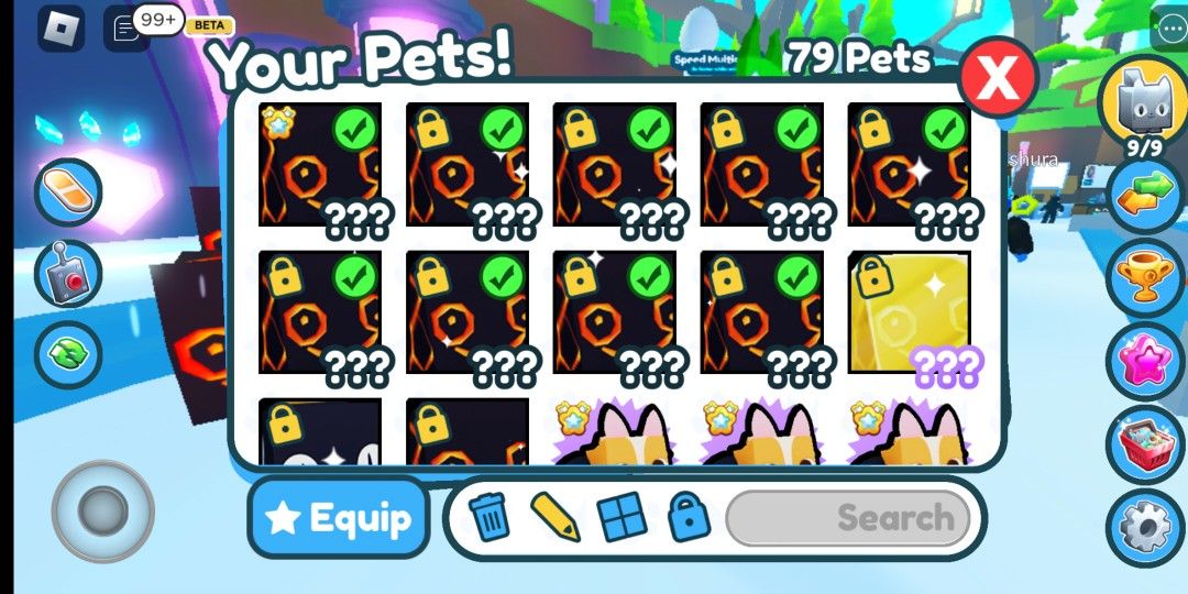 HUGE HELL ROCK PET SIM X, Video Gaming, Video Games, Others on Carousell