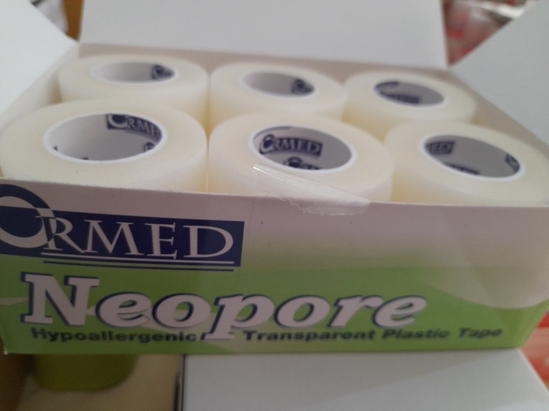 HYPOALLERGENIC TRANSPARENT PLASTIC TAPE 1INCH NEOPORE, Health ...