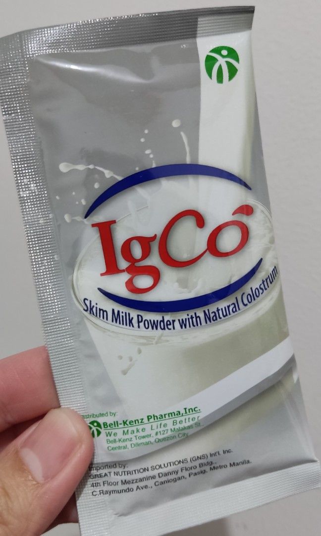 Igco Skim Milk with Natural Colostrum 15g Per Sachet, Food & Drinks ...