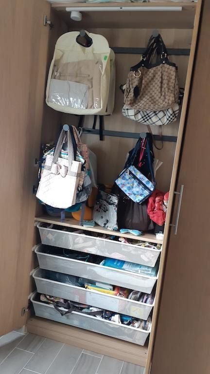 IKEA PAX Komplement Pull-out clothes rail grey., Furniture & Home ...