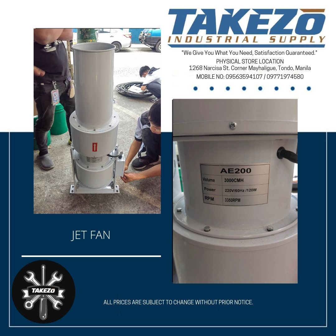 Jet Fan, Commercial & Industrial, Industrial Equipment on Carousell