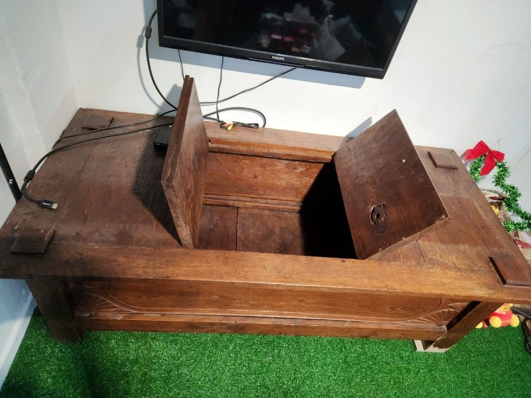 John Erdos Teak wood coffee table, Furniture & Home Living, Furniture ...