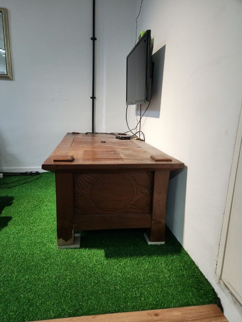 John Erdos Teak wood coffee table, Furniture & Home Living, Furniture ...