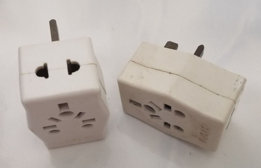 13AMP Socket Multi Plug / 3 Pin Travel Universal Plug Socket Adapter ...
